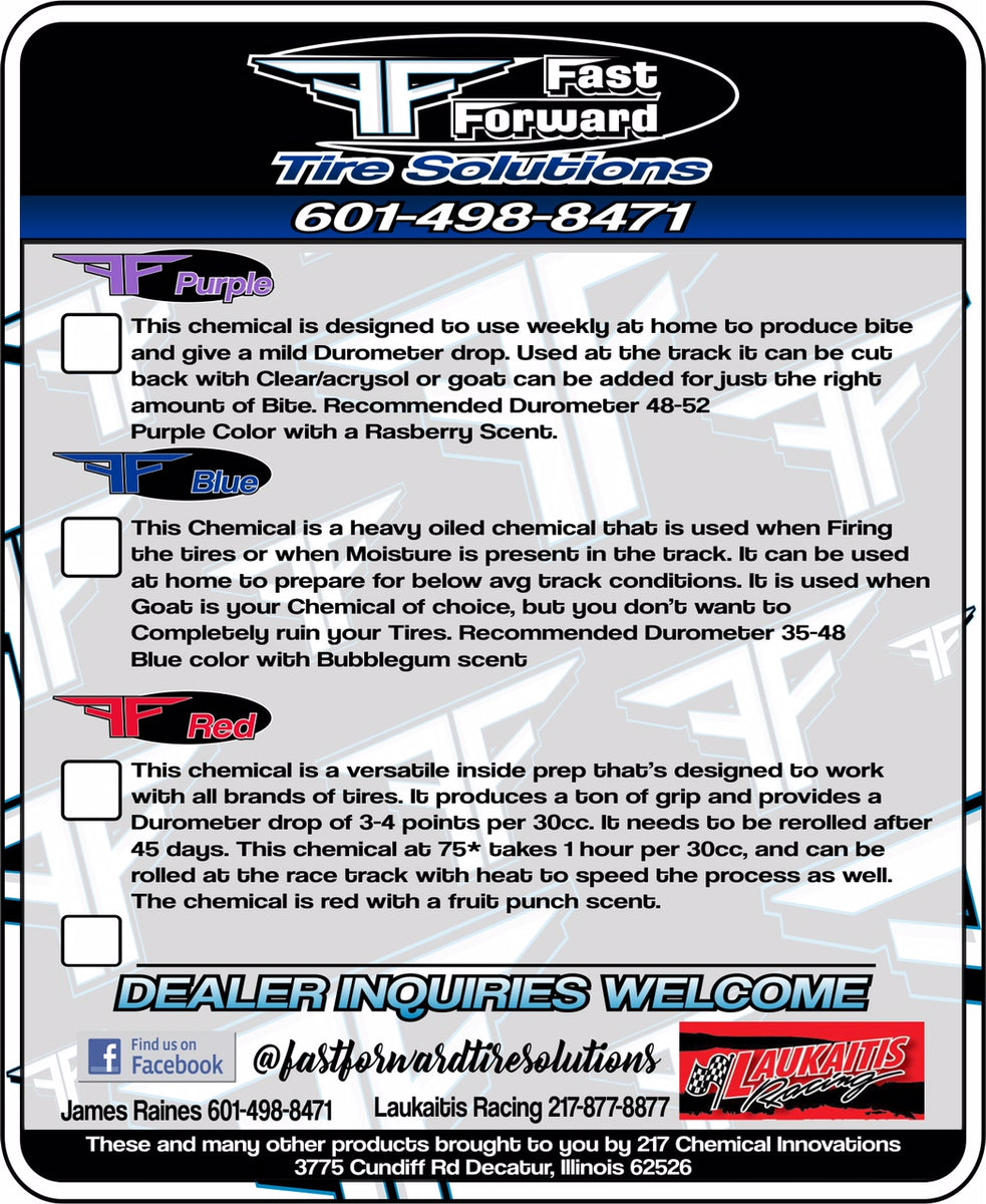 Fast Forward Tire Preps – Laukaitis Racing Inc.
